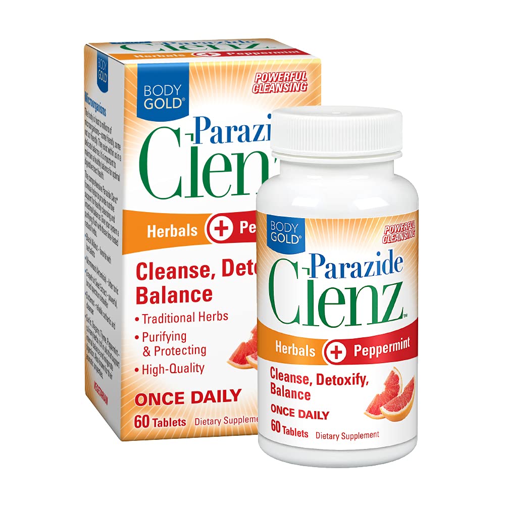 Body Gold Parazide Clenz detox tablets