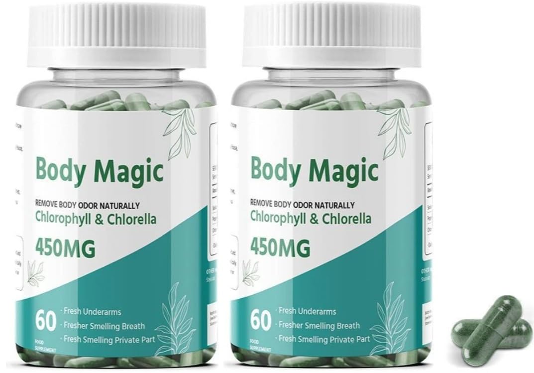 Body Magic chlorophyll capsules for detox
