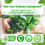 Body Mint supplement for odour control