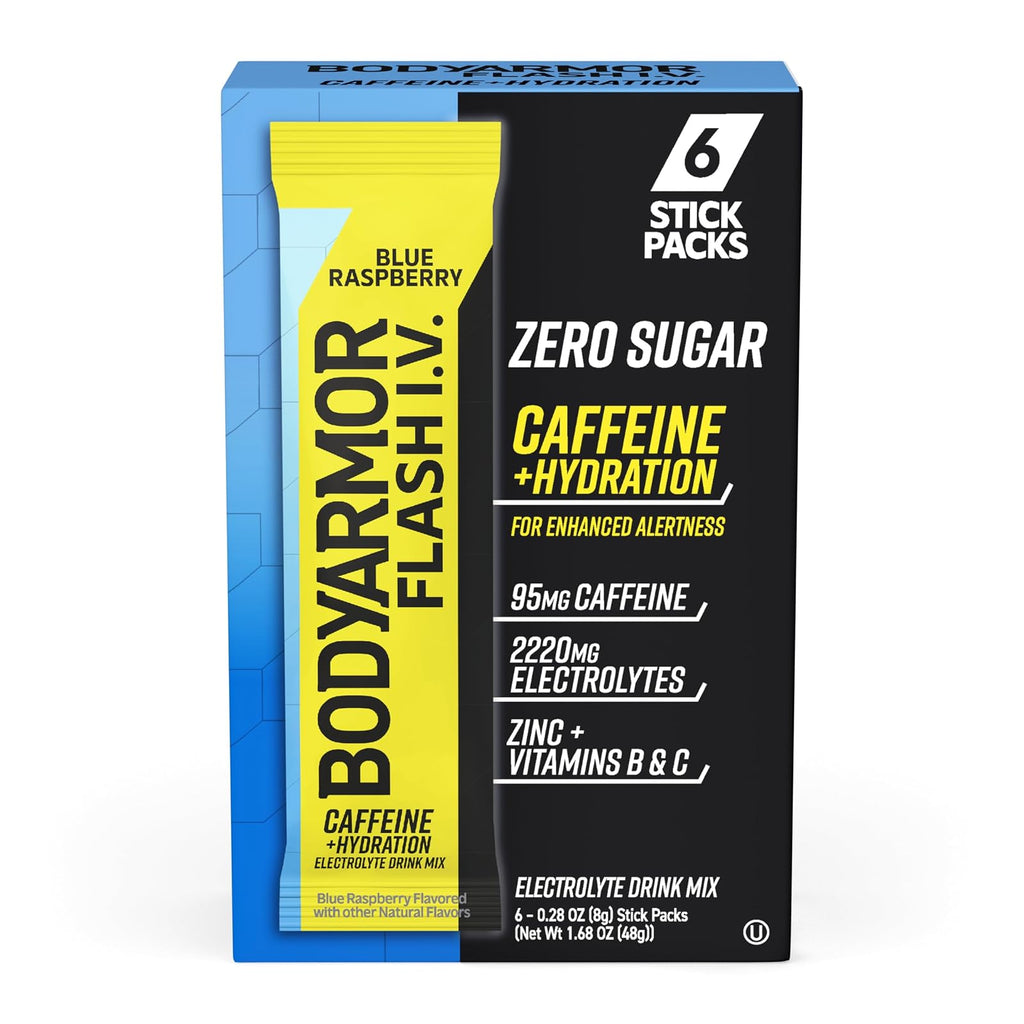 BODYARMOR electrolyte packets blue raspberry