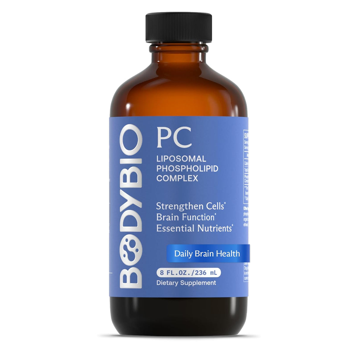 BodyBio phosphatidylcholine softgels for brain health
