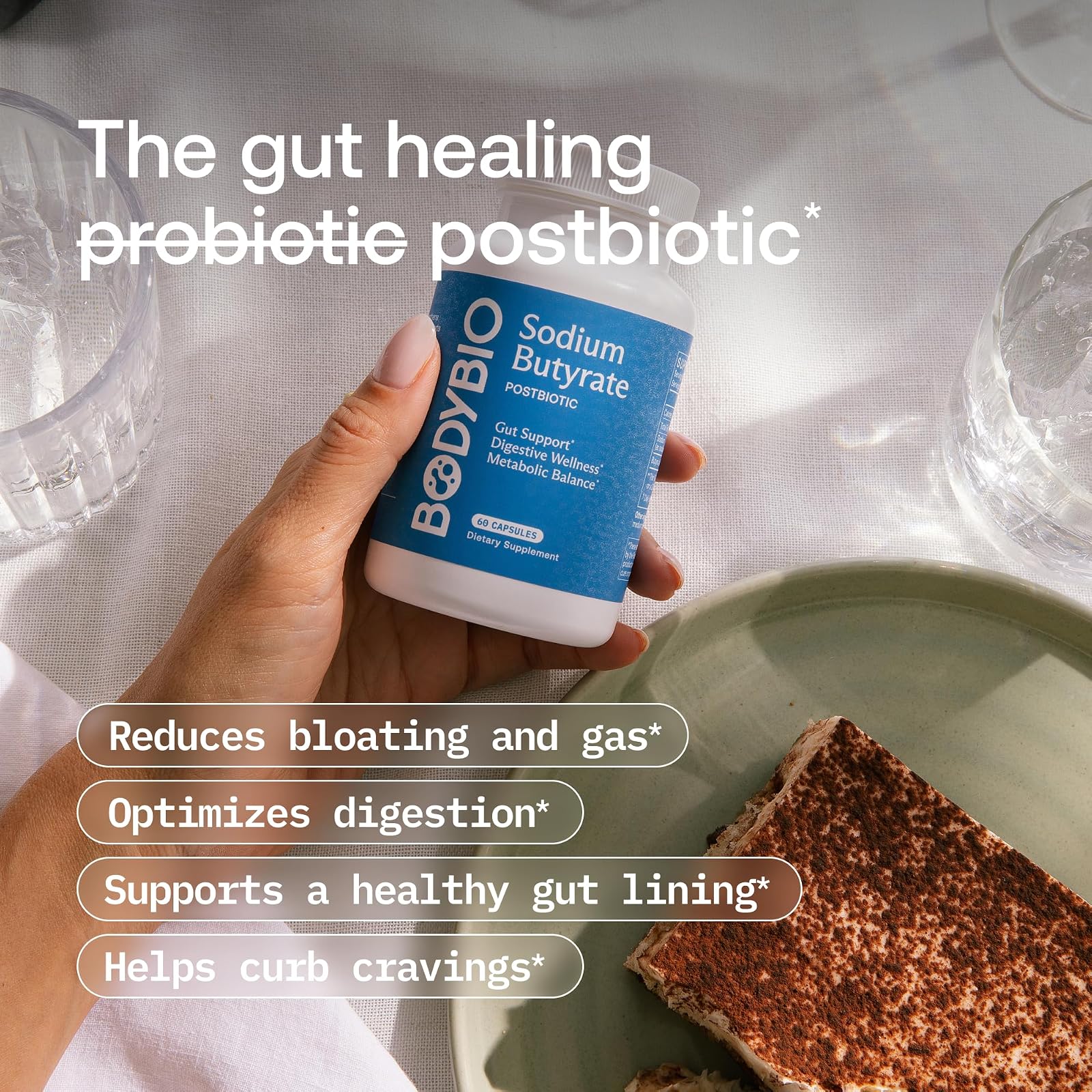 BodyBio postbiotic for improved digestion