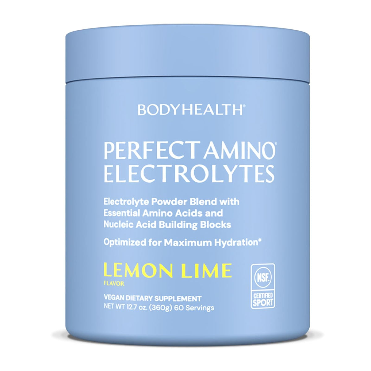 BodyHealth electrolytes powder lemon lime
