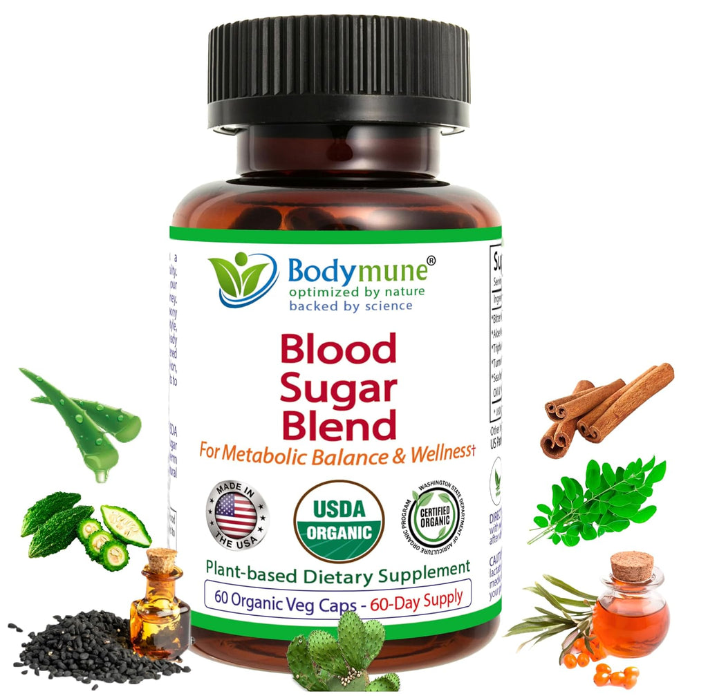 Bodymune Blood Sugar Blend capsules