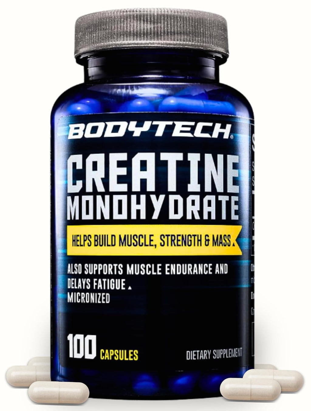 BodyTech creatine monohydrate capsules