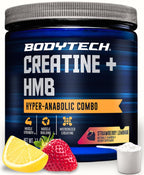 BodyTech creatine strawberry lemonade powder