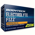 BodyTech electrolyte fizz packets lemon lime