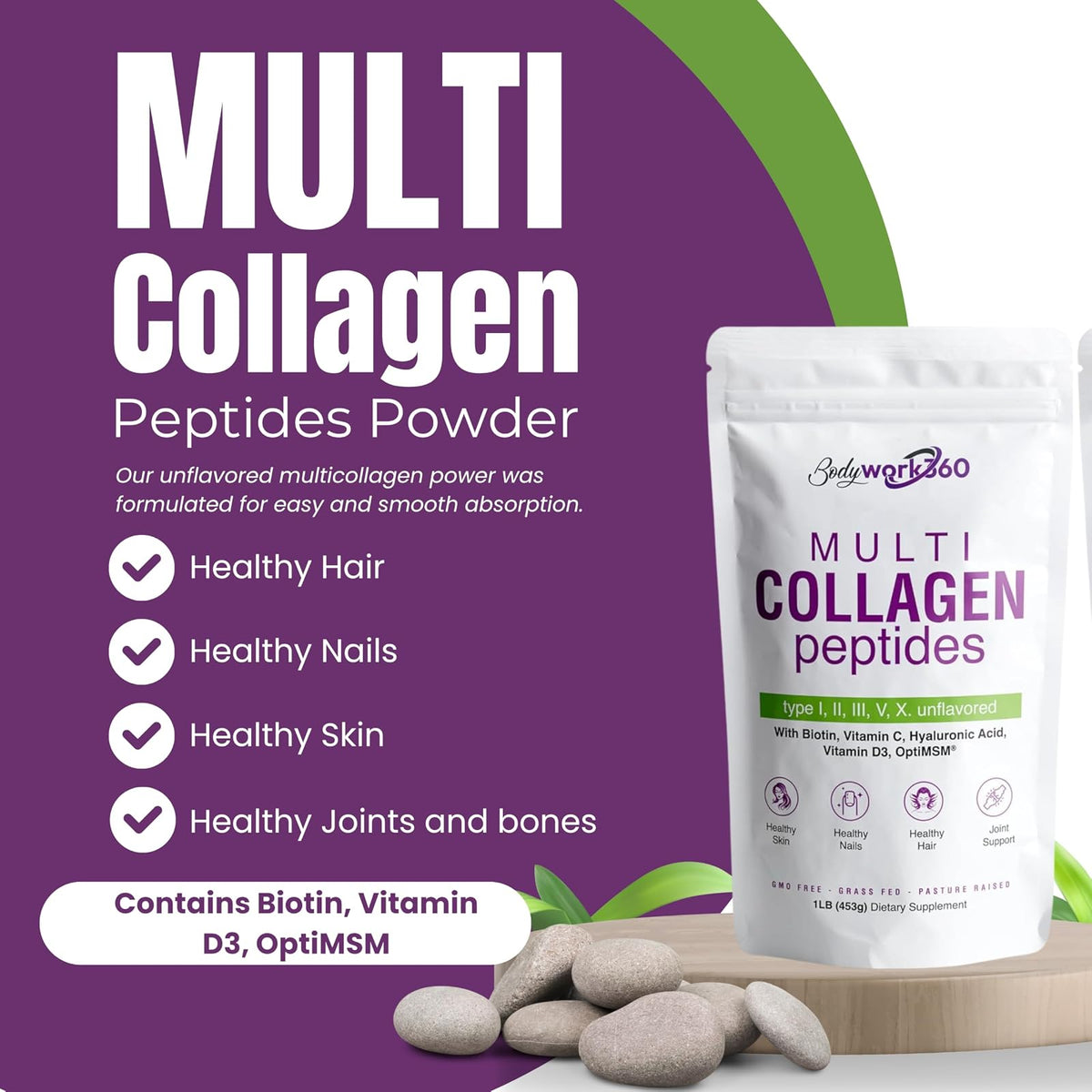 bodywork360 collagen powder for skin