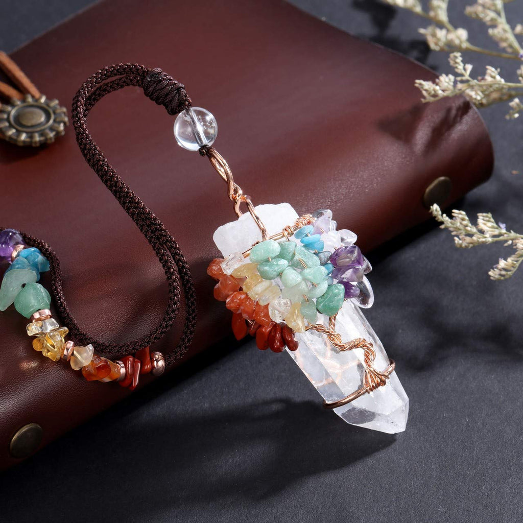 bohemian style chakra pendant