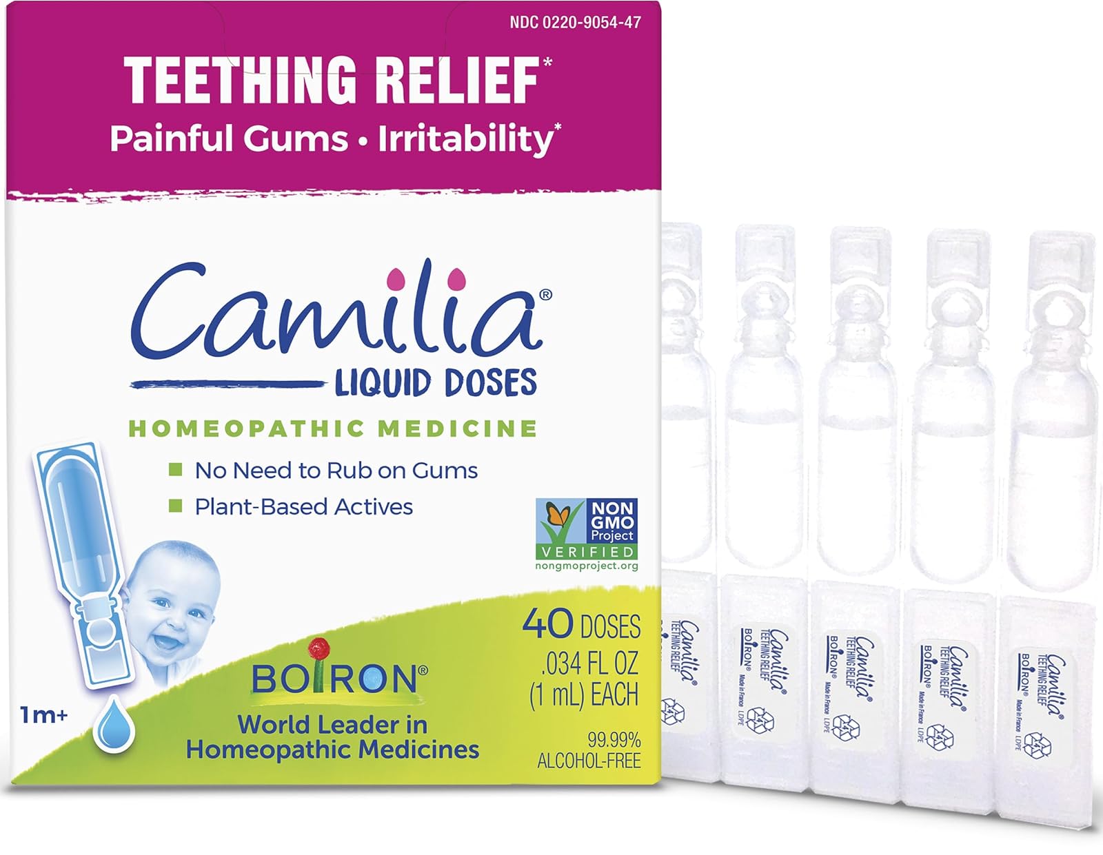 Boiron Camilia teething drops for kids immune