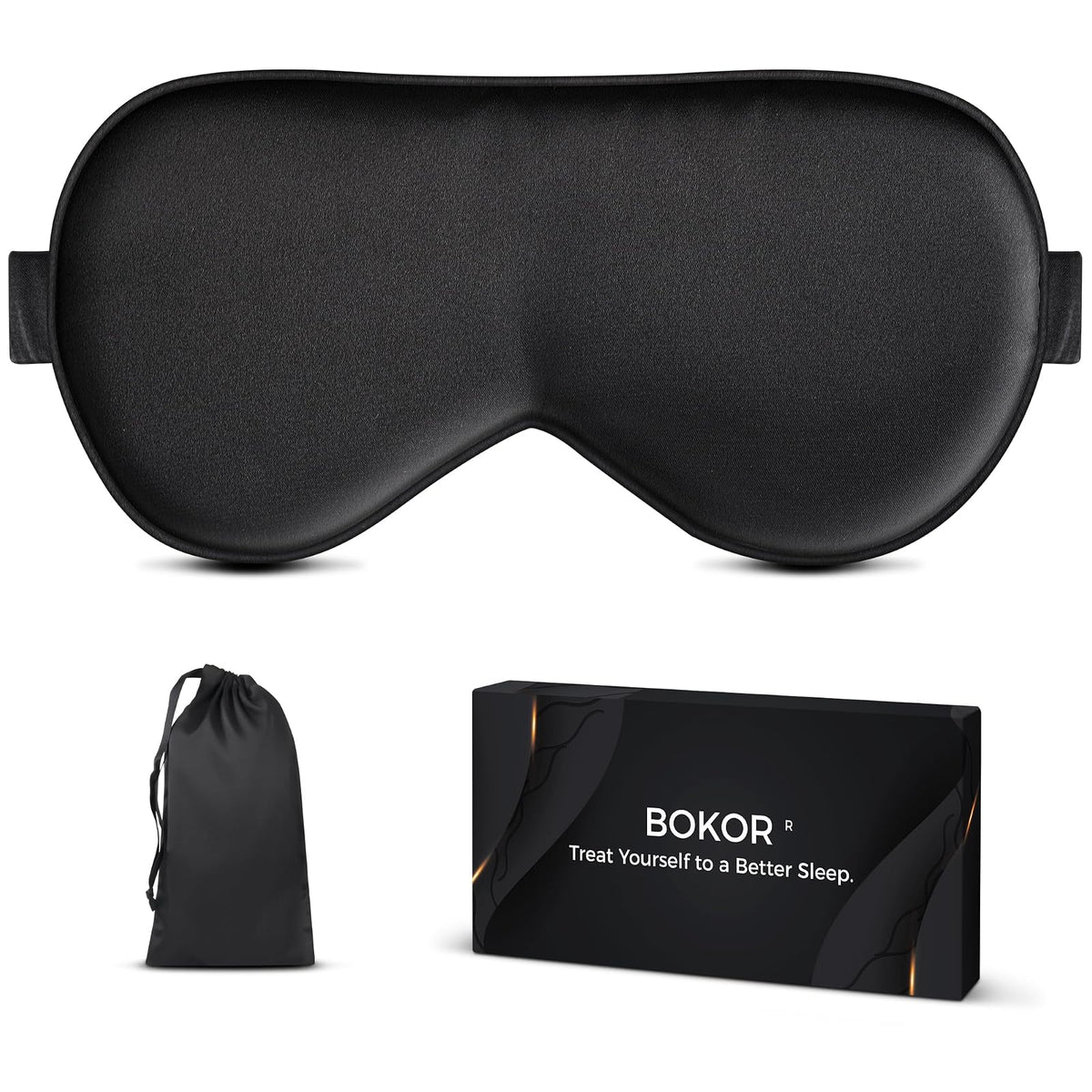 BOKOR silk sleep mask for restful nights