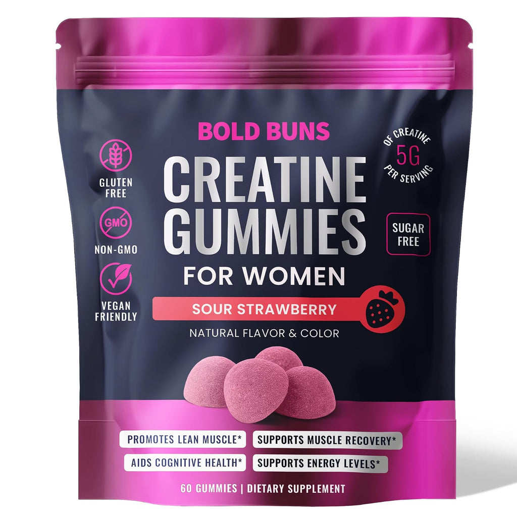 Bold Buns creatine gummies for energy