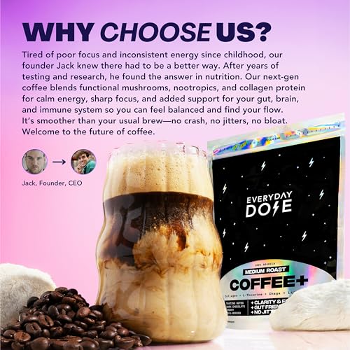 Bold Medium Roast mushroom coffee
