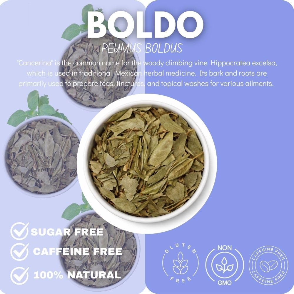 Boldo leaf tea for soothing effects