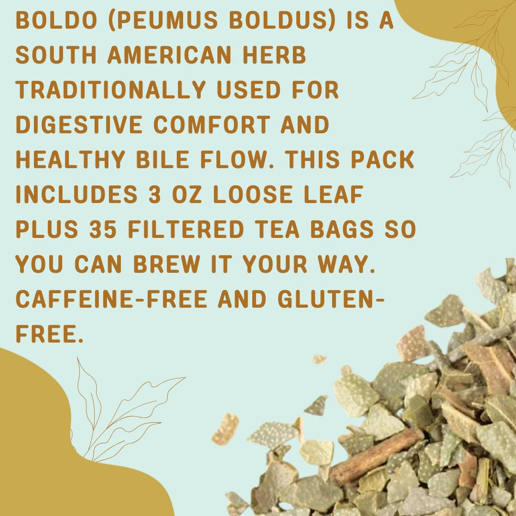 Boldo tea for calming evenings