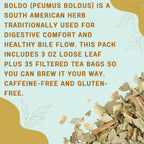 Boldo tea for calming evenings