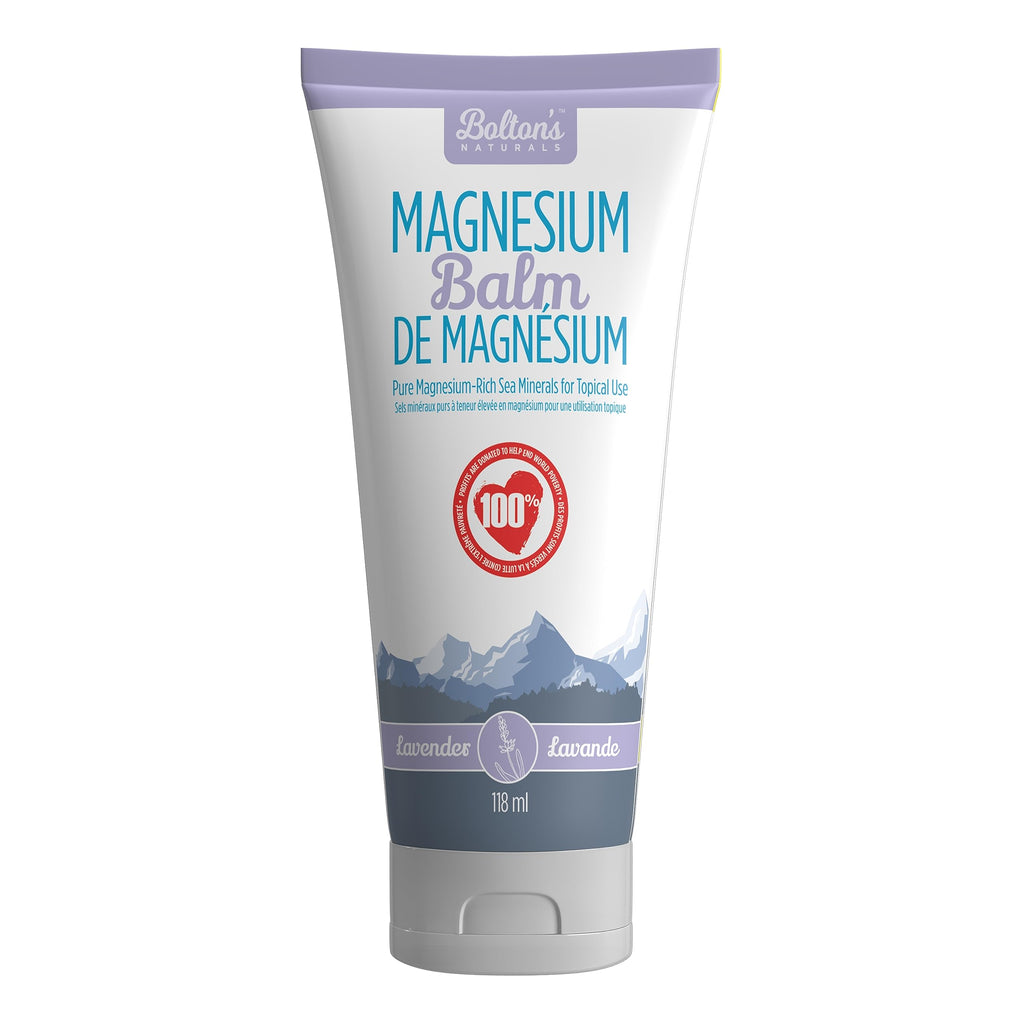 Bolton's Naturals magnesium balm for pain relief
