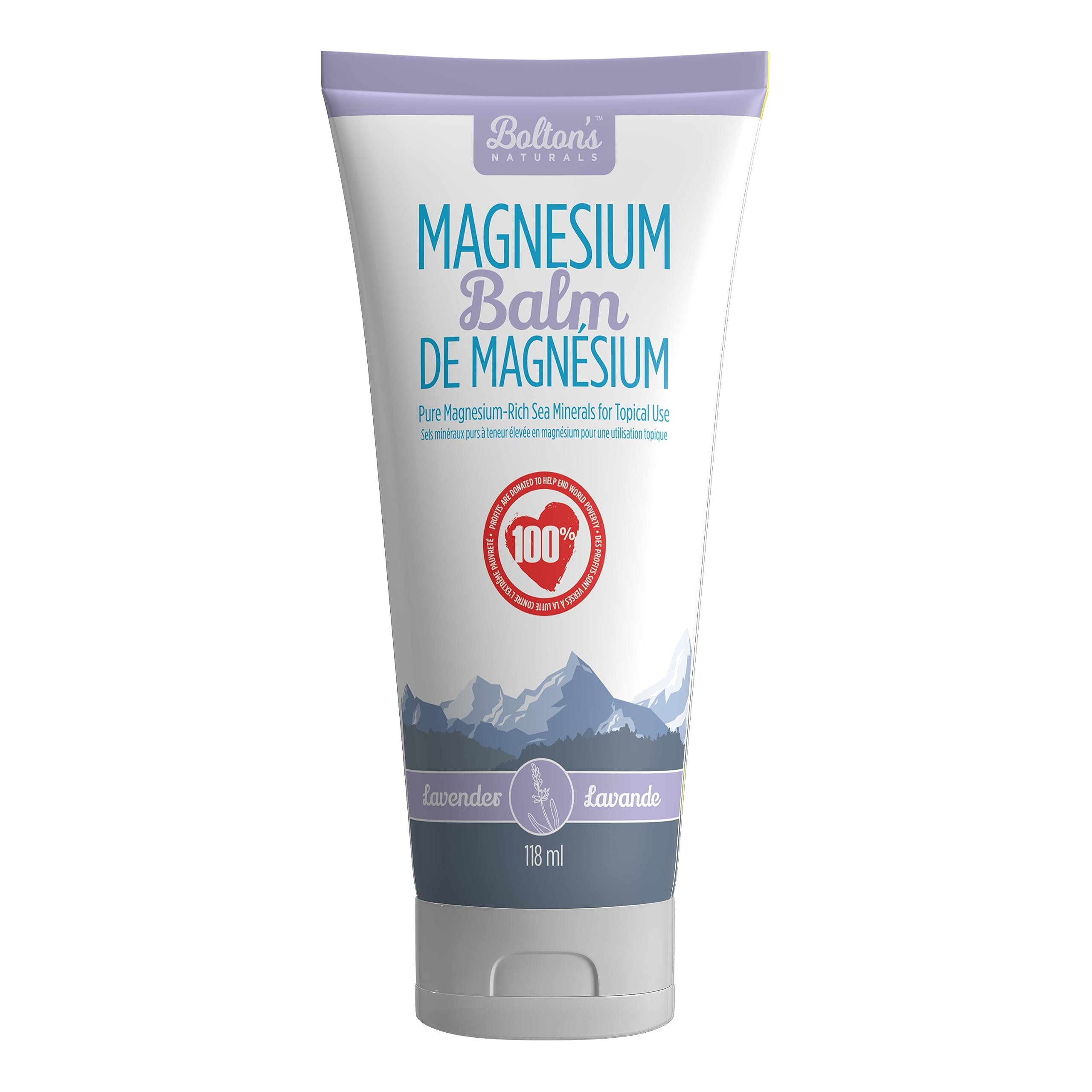Bolton's Naturals magnesium balm for pain relief