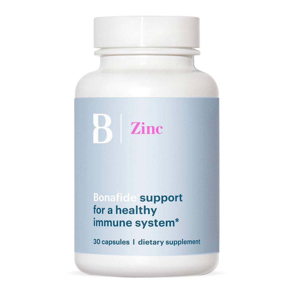 Bonafide Essentials zinc supplement capsules