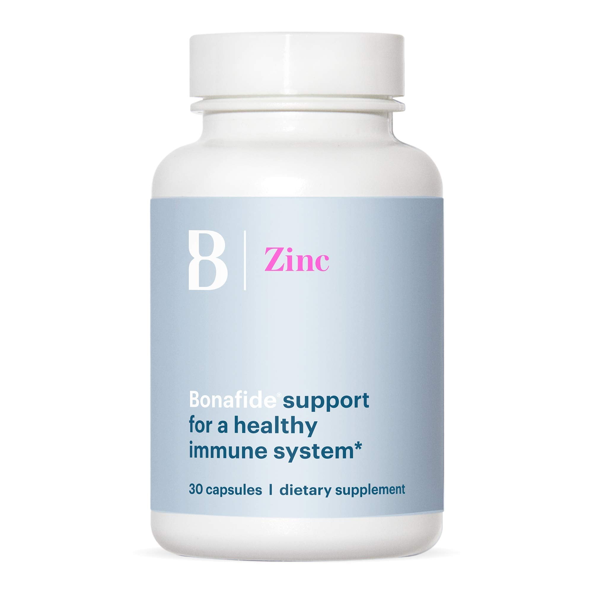Bonafide Essentials zinc supplement capsules