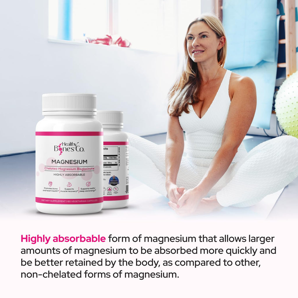 Bone and heart support magnesium capsules