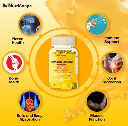 Bone and immune support calcium gummies
