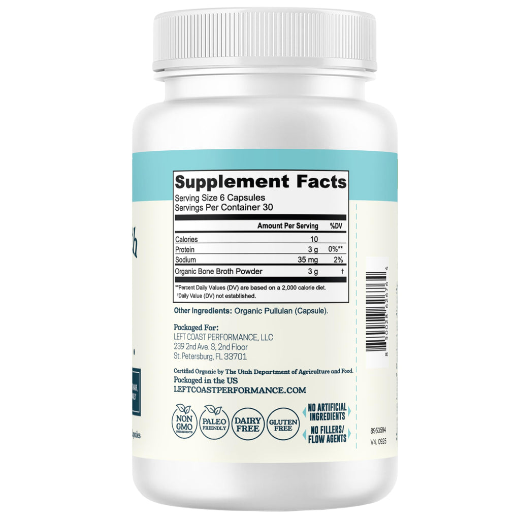 bone broth capsules for daily nutrition