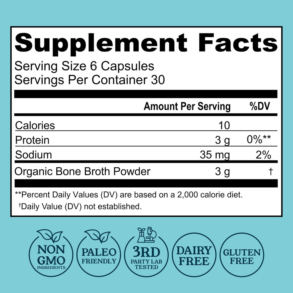 bone broth capsules for joint support