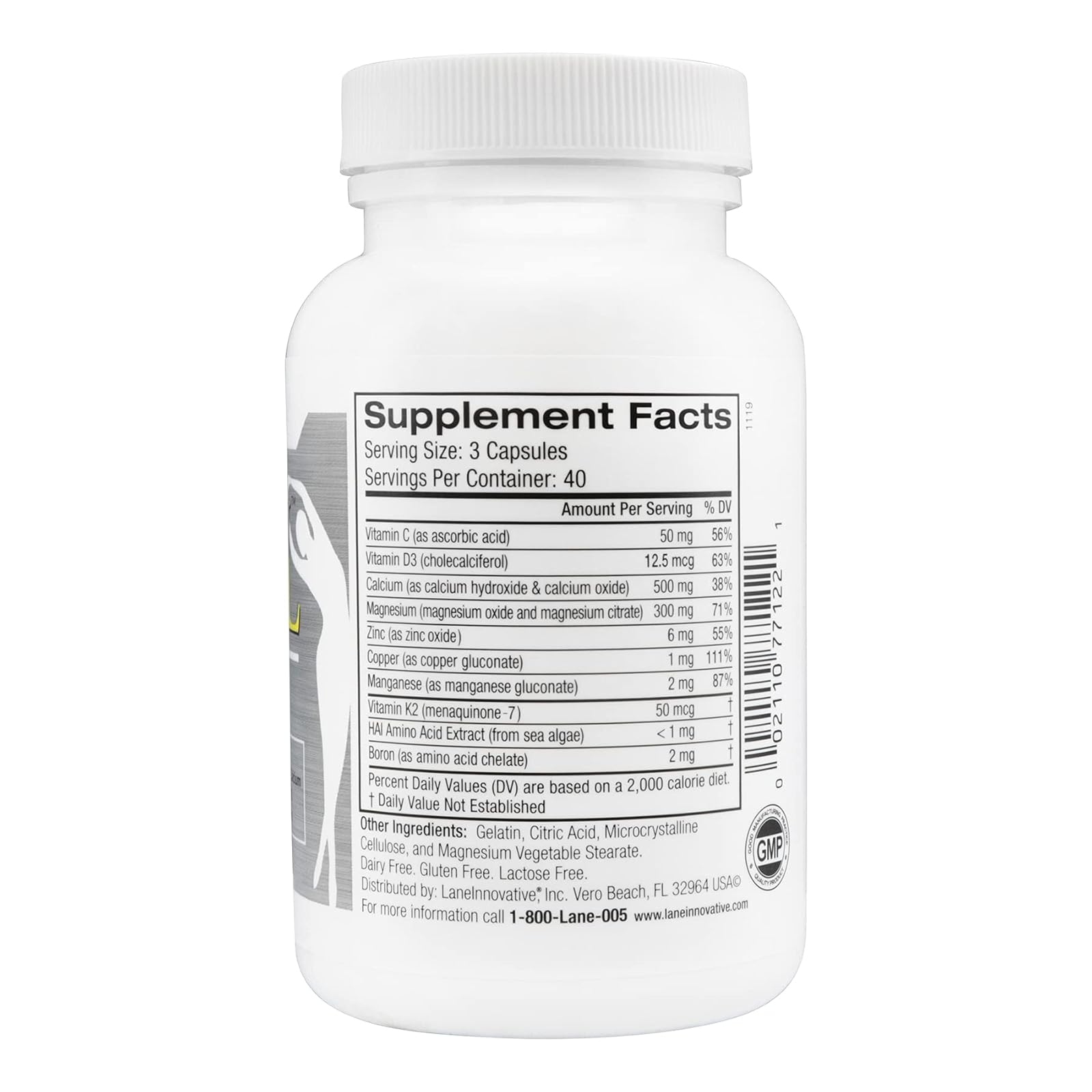 Bone building calcium with vitamin D3