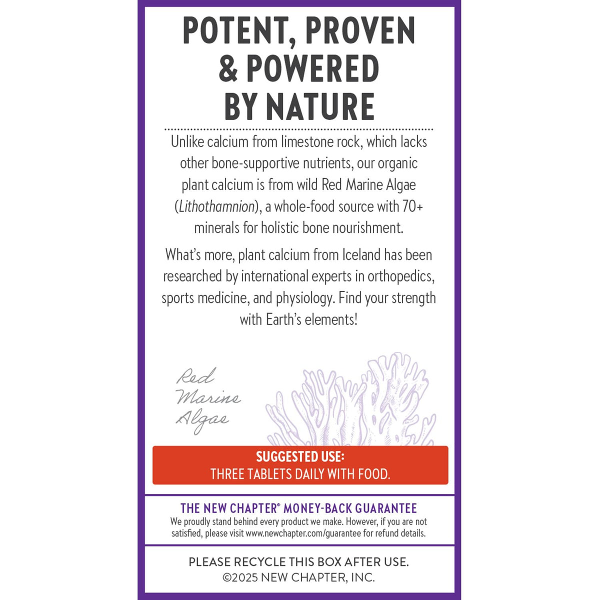 Bone health supplement for active lifestyles