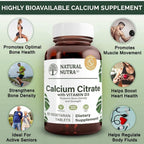 Bone health support calcium supplement