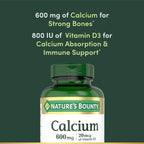 Bone health support calcium tablets