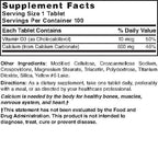 Bone health support calcium tablets