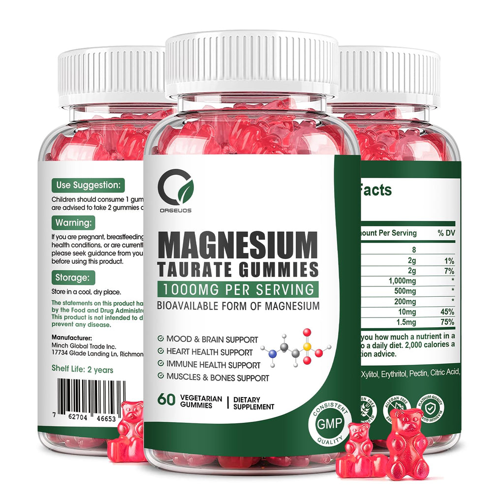 bone health support magnesium gummies