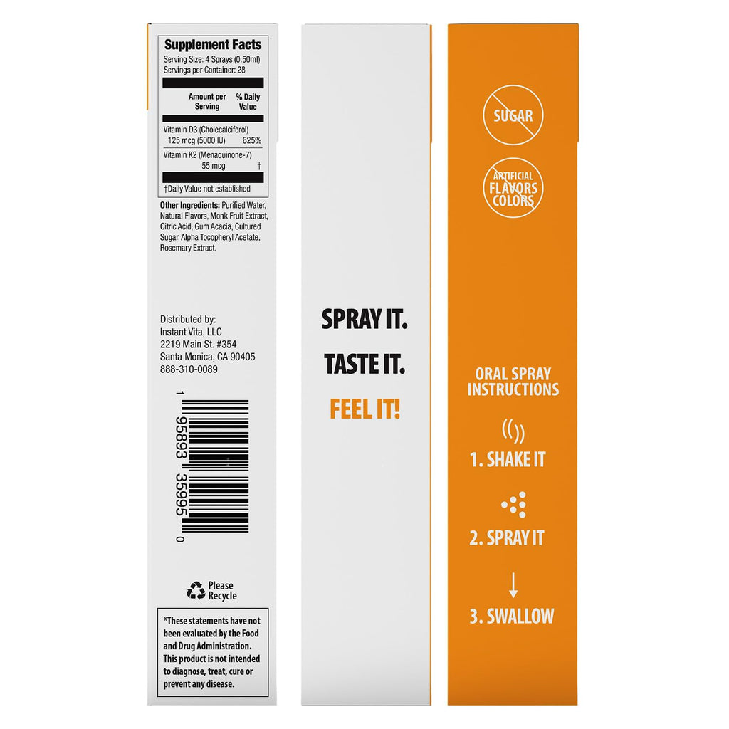 Bone health support oral spray