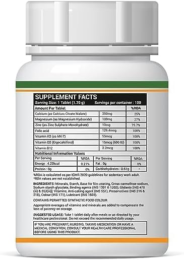 Bone health support supplement