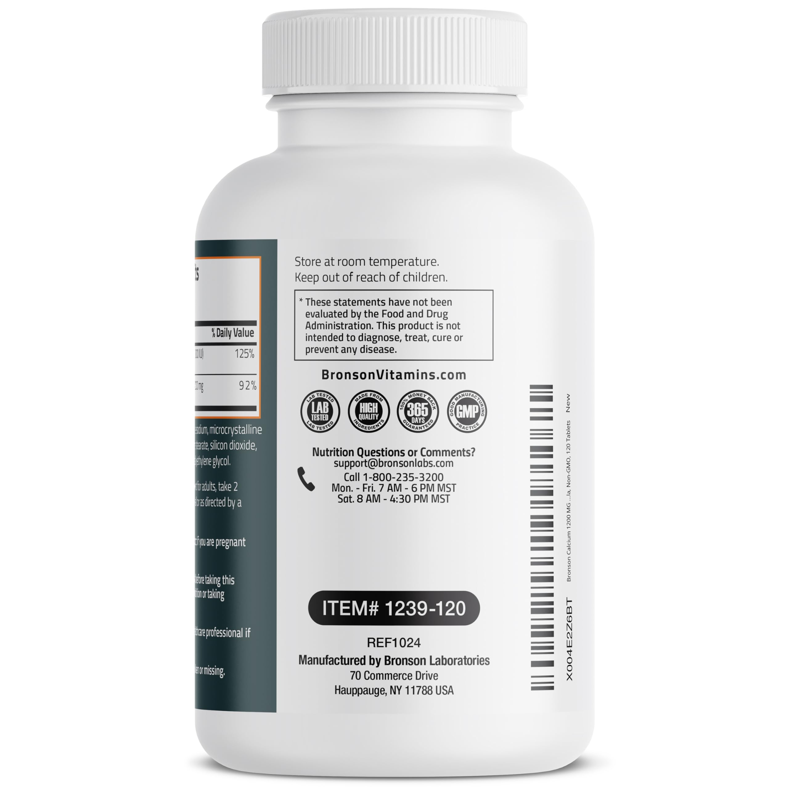 Bone health support with Bronson calcium