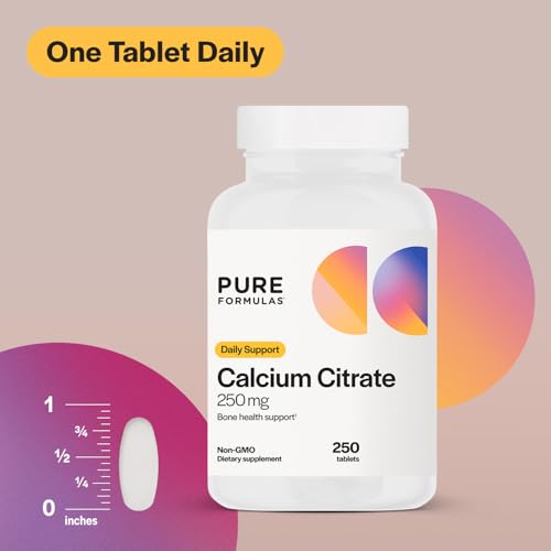 Bone health support with calcium citrate