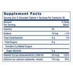 Bone health support with calcium citrate