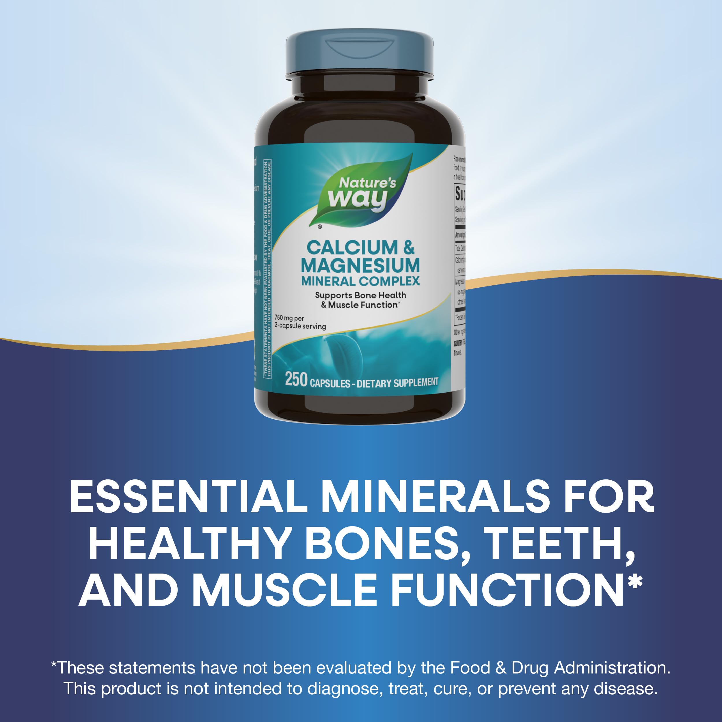Bone health support with calcium