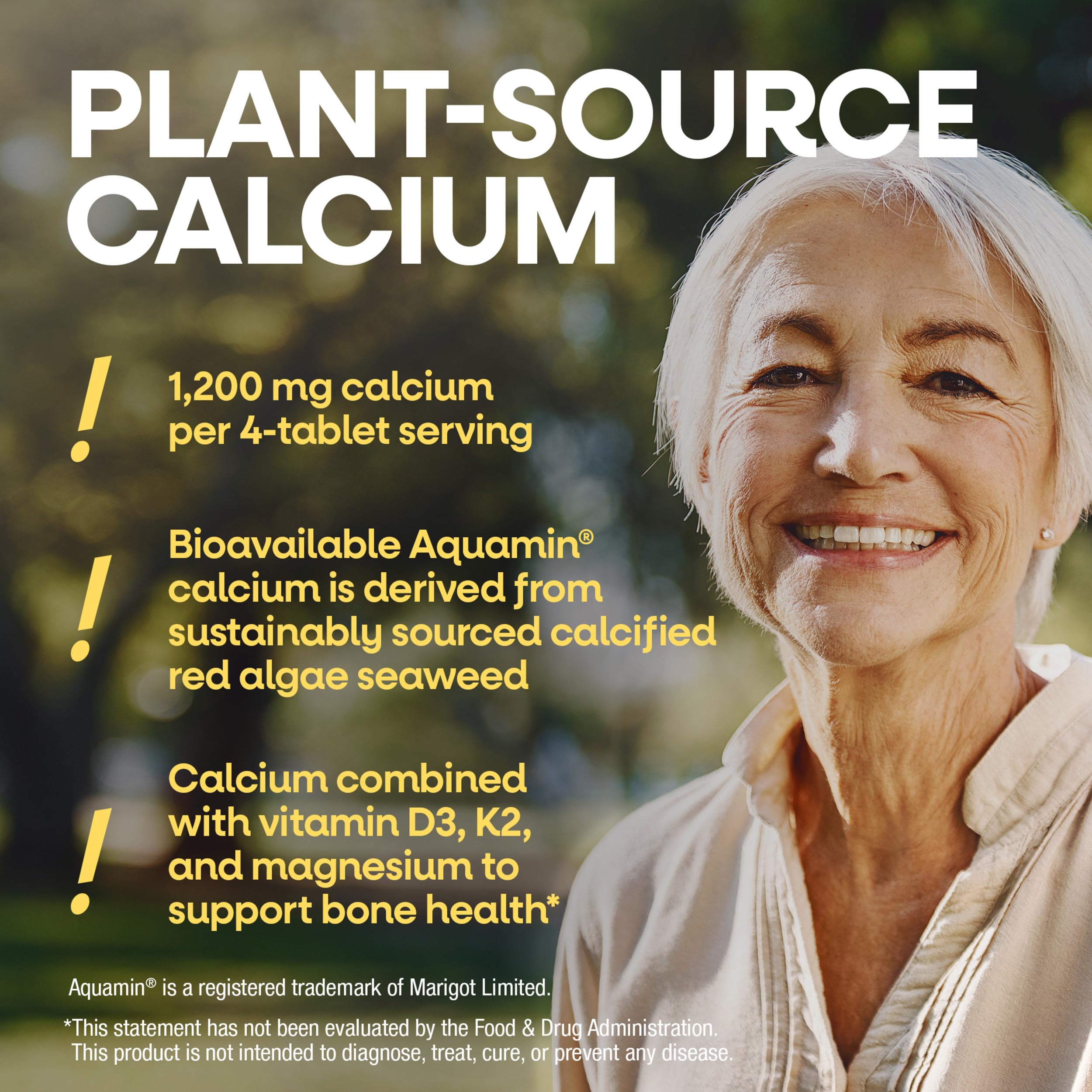 bone health support with calcium