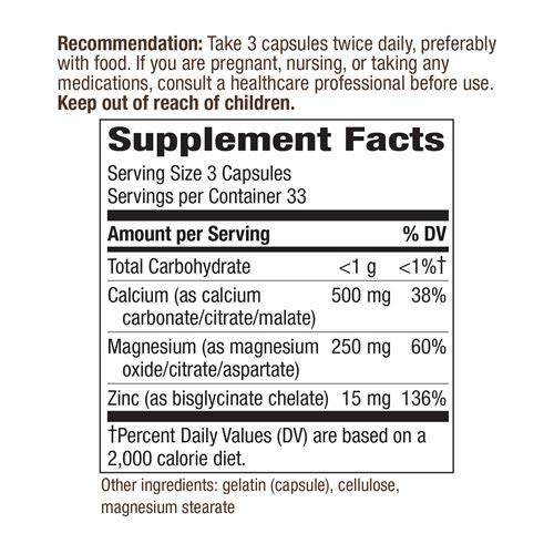 Bone health support with calcium