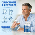 Bone health support with calcium
