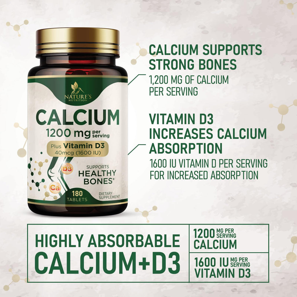 Bone health support with calcium