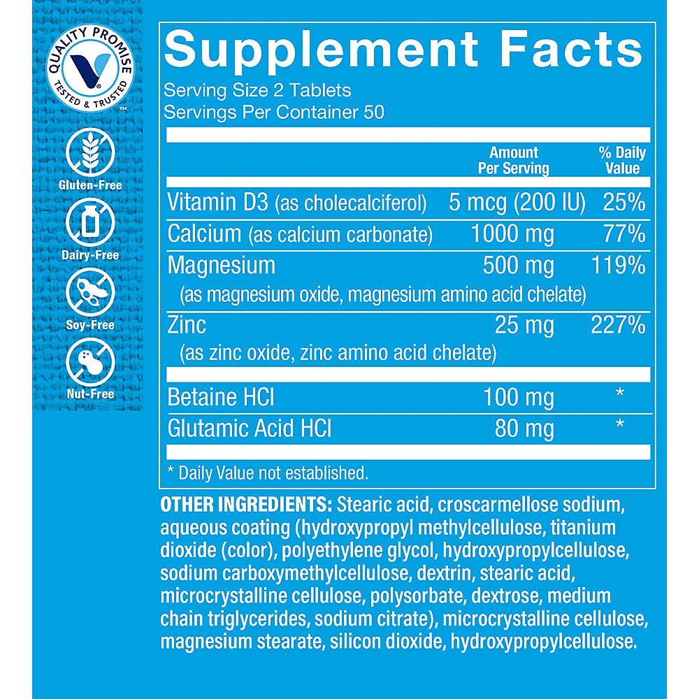 bone health support with calcium