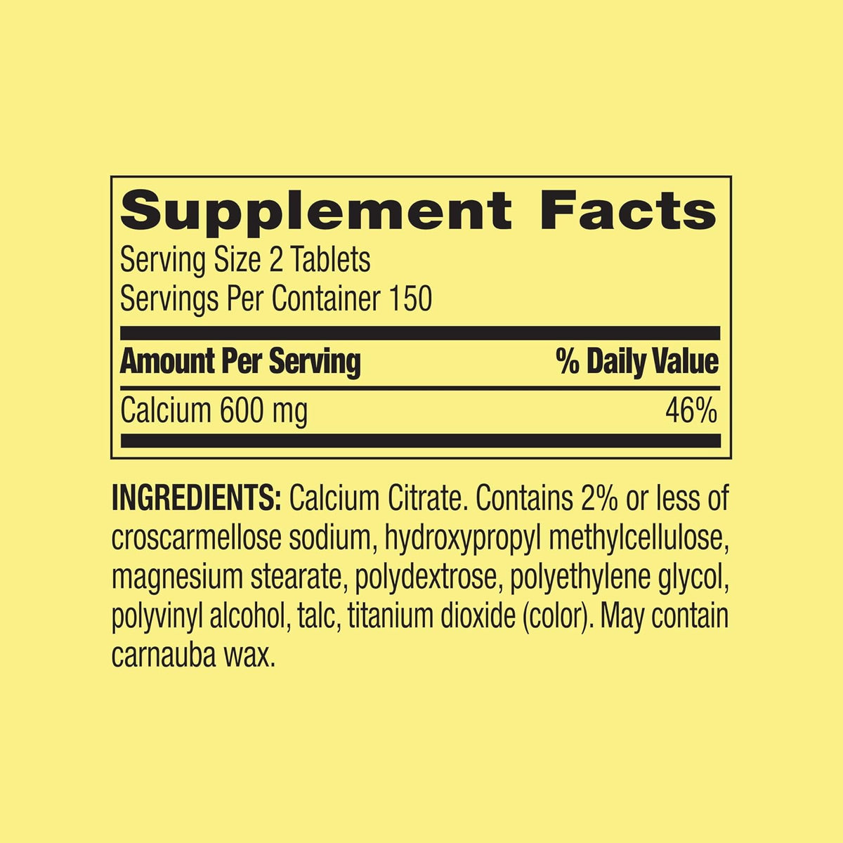Bone health support with calcium