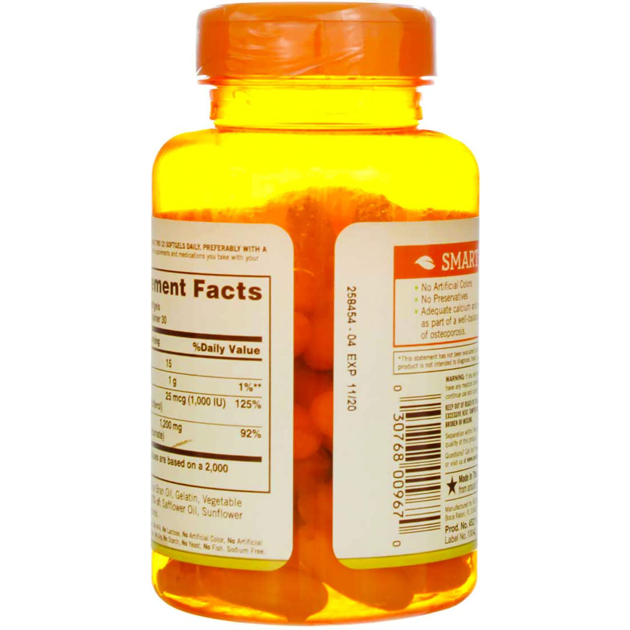 Bone health support with calcium