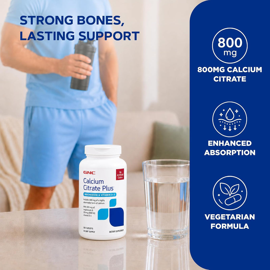 bone health support with calcium