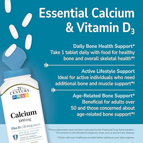 Bone health support with calcium