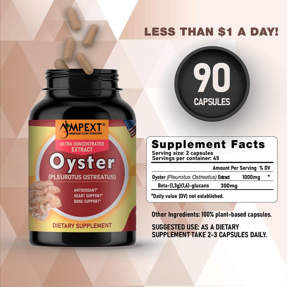 Bone health support with mushroom extract